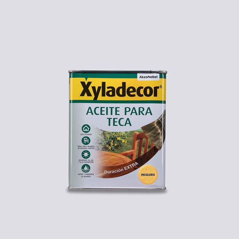 Xyladecor aceite incoloro para teca 0,75l 25049 Bruguer Hammerite ...